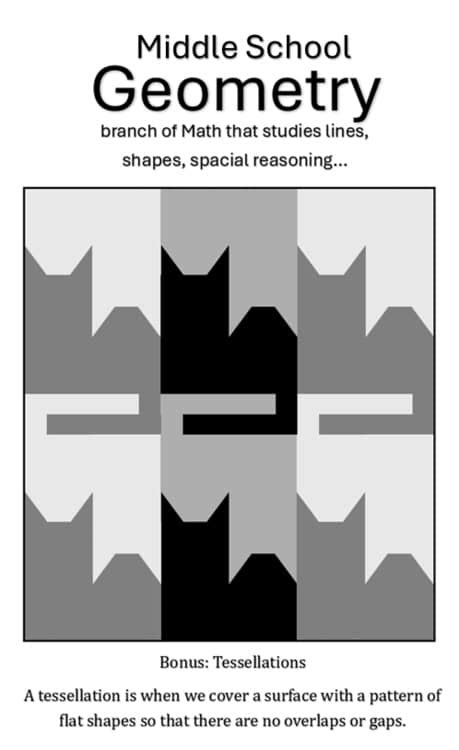 Middle School Geometry Bookletmini Book All Geometry Standards