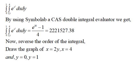 Answered Use A CAS Double Integral Evaluator To Bartleby