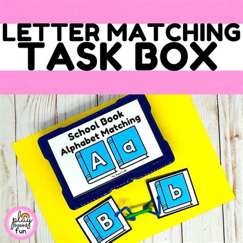 Literacy And Math Task Boxes For Special Education Autism Prek Ecse