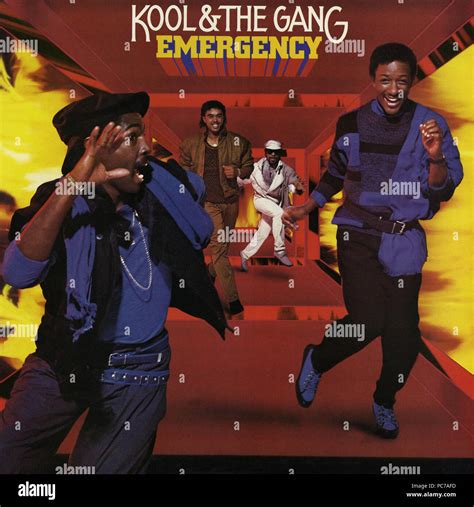 Kool And The Gang Emergency Vintage Vinyl Cover Album Front Stock