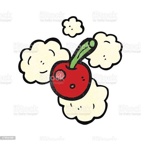 말풍선이 있는 체리 과일에 대한 스톡 벡터 아트 및 기타 이미지 과일 귀여운 기이함 Istock