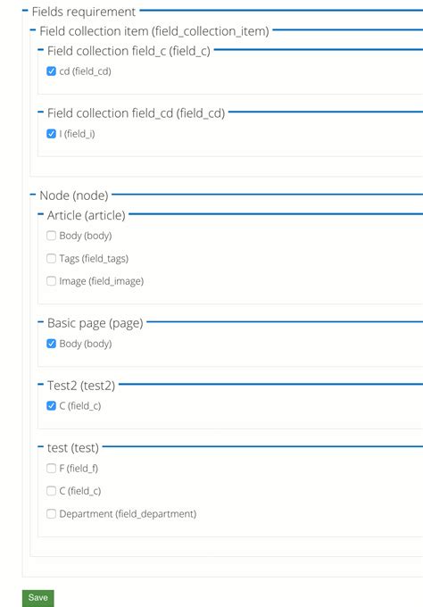 Control Fields Requirement Drupal Org