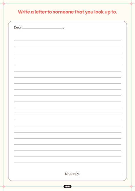 Gratitude Letter Light Colored Theme For Teachers Perfect For