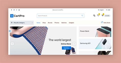Cartpro Ecommerce Multipurpose Laravel Ecommerce Cms