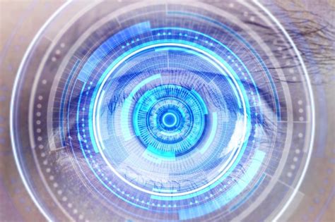 Premium Photo Biometric Security Scan