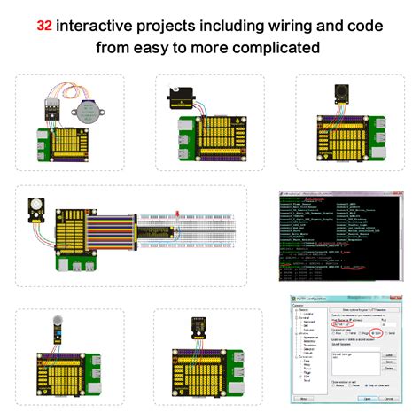 Keyestudio Raspberry Pi Ultimate Starter Learning Kit Electronic Kit DIY