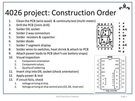 Developing A Counting Circuit Teaching Resources