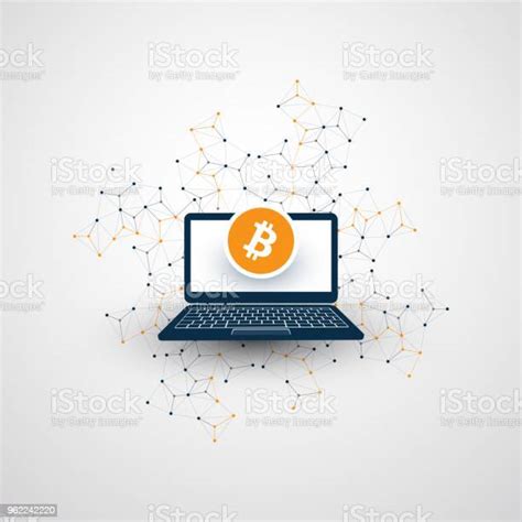 비즈니스 연결 Cryptocurrency 거래전세계 금융 네트워크 온라인 비즈니스 관리 개념 개념에 대한 스톡 벡터 아트 및