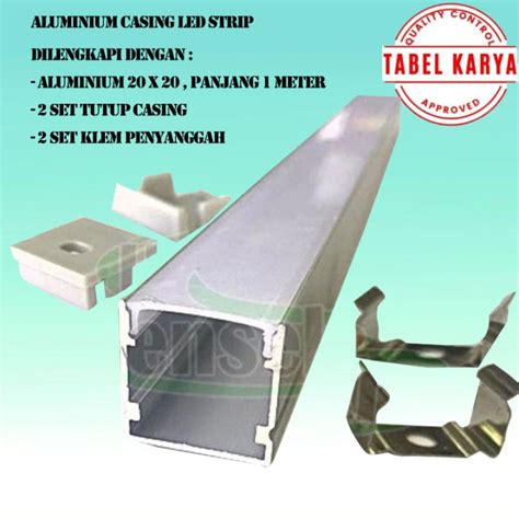 Casing Lampu Led Strip Aluminiumhousing Lampu Led Strip Model U Tebal