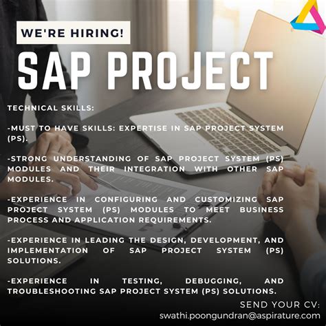 shruti jain on linkedin hiring sapprojectsystem