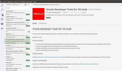 Oracle Developer Tools For Visual Studio Code Dirk Nachbar This Blog