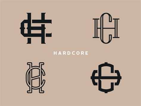 HC Lettermarks Logo Designs By HopeDivisionZA