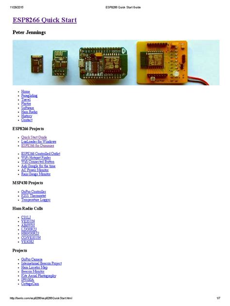 Esp8266 Quick Start Guide Pdf Pdf Usb Web Server