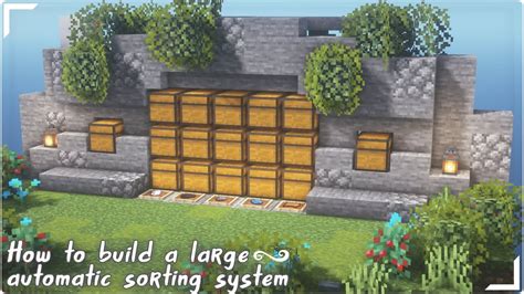 Minecraft Come Costruire Un Grande Sistema Di Smistamento Automatico 1