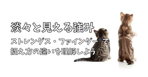 淡々と見える強み ストレングス・ファインダー®で捉え方の違いを理解しよう ほしのオフィス