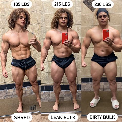 Shred Vs Lean Bulk Vs Dirty Bulk Dirty Bulk Got Out Of Control When