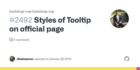 Styles Of Tooltip On Official Page Issue Bootstrap Vue Bootstrap Vue Github