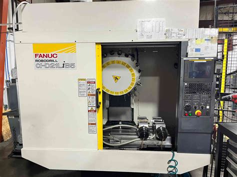 Fanuc Robodrill A D21 Lib5 Cnc Vmc 2018 Auto Door Chip Blaster