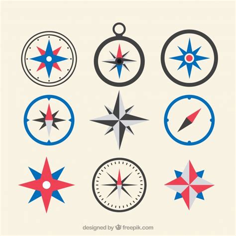 Compass Star Vector At Collection Of Compass Star