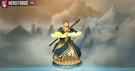 Monk Made With Hero Forge
