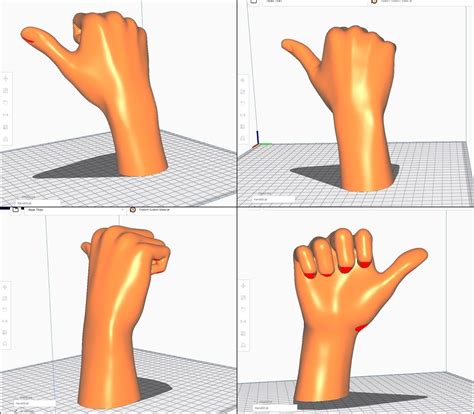 Hand STL M D Model D Printable CGTrader
