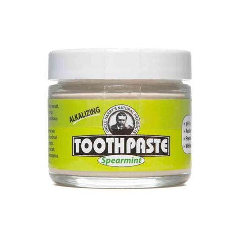 Uncle Harrys All Natural Toothpaste All Natural Toothpaste Natural Toothpaste Spearmint