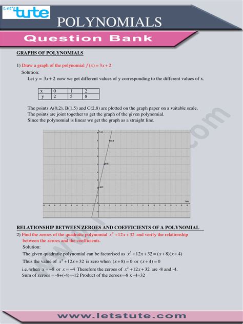 5 1 08 Polynomials Solved Questions Pdf Pdf Polynomial Zero Of A Function