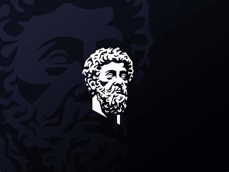 Download Marcus Aurelius Graphic Portrait Wallpaper