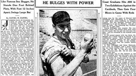 Download Joe Dimaggio In Newspaper Wallpaper