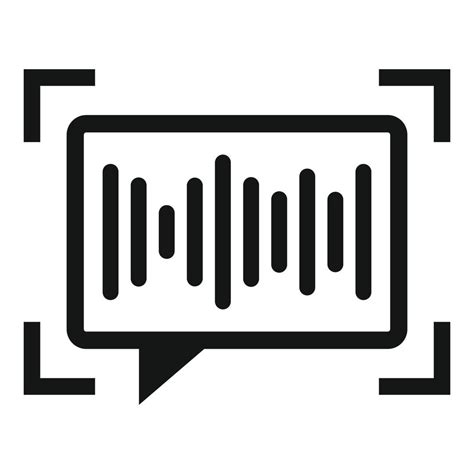 Voice Chat Authentication Icon Simple Style 14545401 Vector Art At