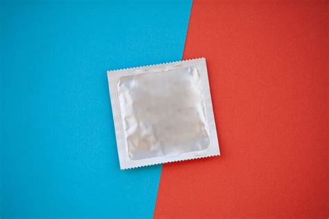 Premium Photo Condom Top View Birth Control Pill Safe Sex