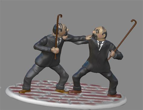 Stl File Dupond Et Dupont Thomson And Thompson 🌆 ・3d Printing Idea To Download・cults