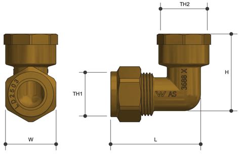 Olive Copper Compression Elbow FI X C Valve Warehouse Australia