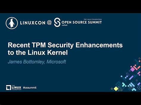 Free Video Tpm Security Enhancements To The Linux Kernel From Linux