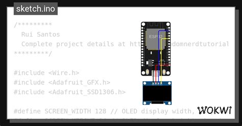 Esp32 Oled Bug Wokwi Esp32 Stm32 Arduino Simulator