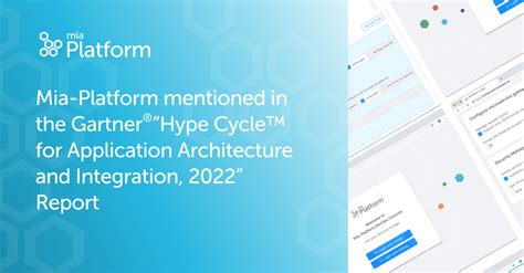 Mia Platform Mentioned In The Gartner® Hype Cycle™ For Application Architecture And Integration