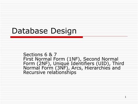 PPT Database Design PowerPoint Presentation Free Download ID 3388918