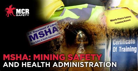Msha Mining Safety And Health Administration Mcr Safety B2b