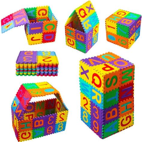 Learn And Play With Interlocking Puzzle Pieces Eva Foam Learning