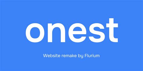 Github Flurium Onest Remake Of Onest Font Website For Performance