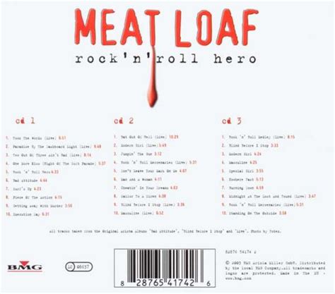 Meat Loaf Rocknroll Hero 3 Cds Jpc
