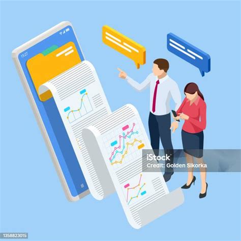 데이터 분석 비즈니스 통계 관리 컨설팅 마케팅을 위한 Isometric 전문가 팀 B2b 비즈니스 인텔리전스 분석을 위한 데이터