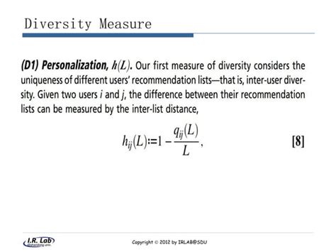 Diversity And Novelty For Recommendation System