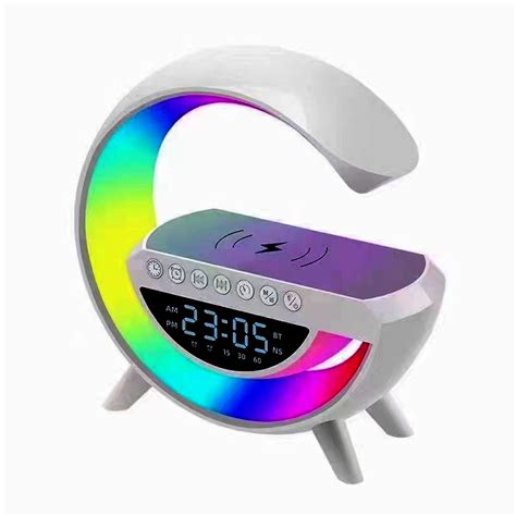Multifunctional Wireless Charger Alarm Clock Speaker Lamye