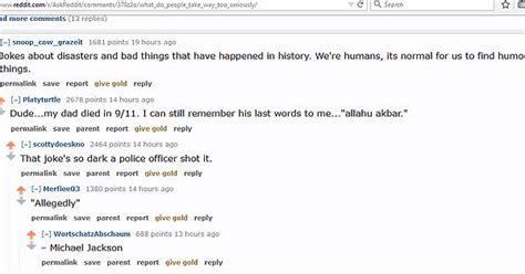 In Response To Askreddit What Do People Take Way Too Seriously One