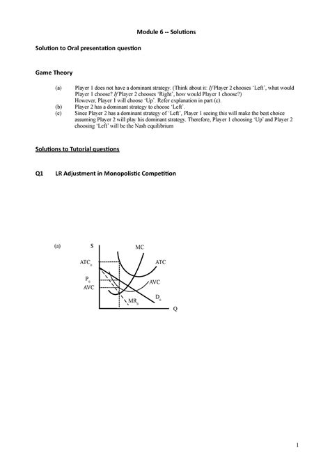 Module Solutions This Is The Tutorial Practices Module