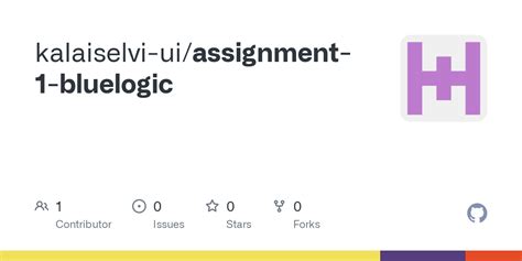 Github Kalaiselvi Ui Assignment Bluelogic