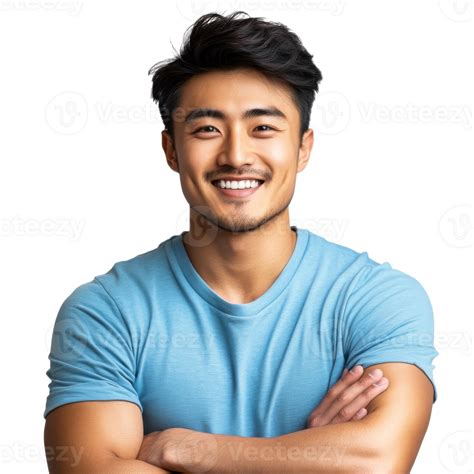 Confident Young Man Smiling With Arms Crossed 54584883 Png