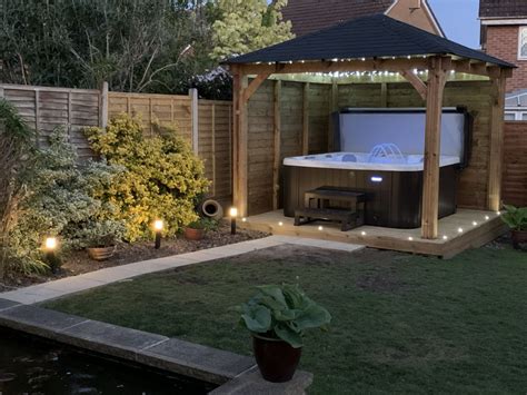 Hot Tub Shelter Ideas Wooden Gazebos Dunster House Hot Tub Garden