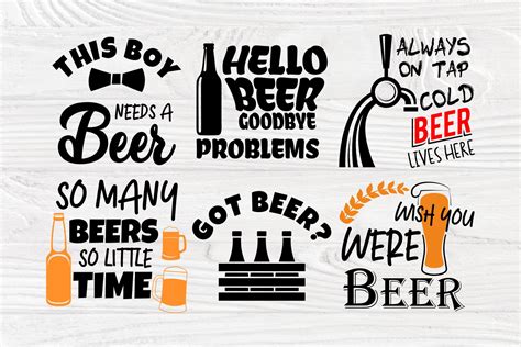 Beer Svg Bundle Alcohol Svg Drinking Svg Cut Files 701531 Cut